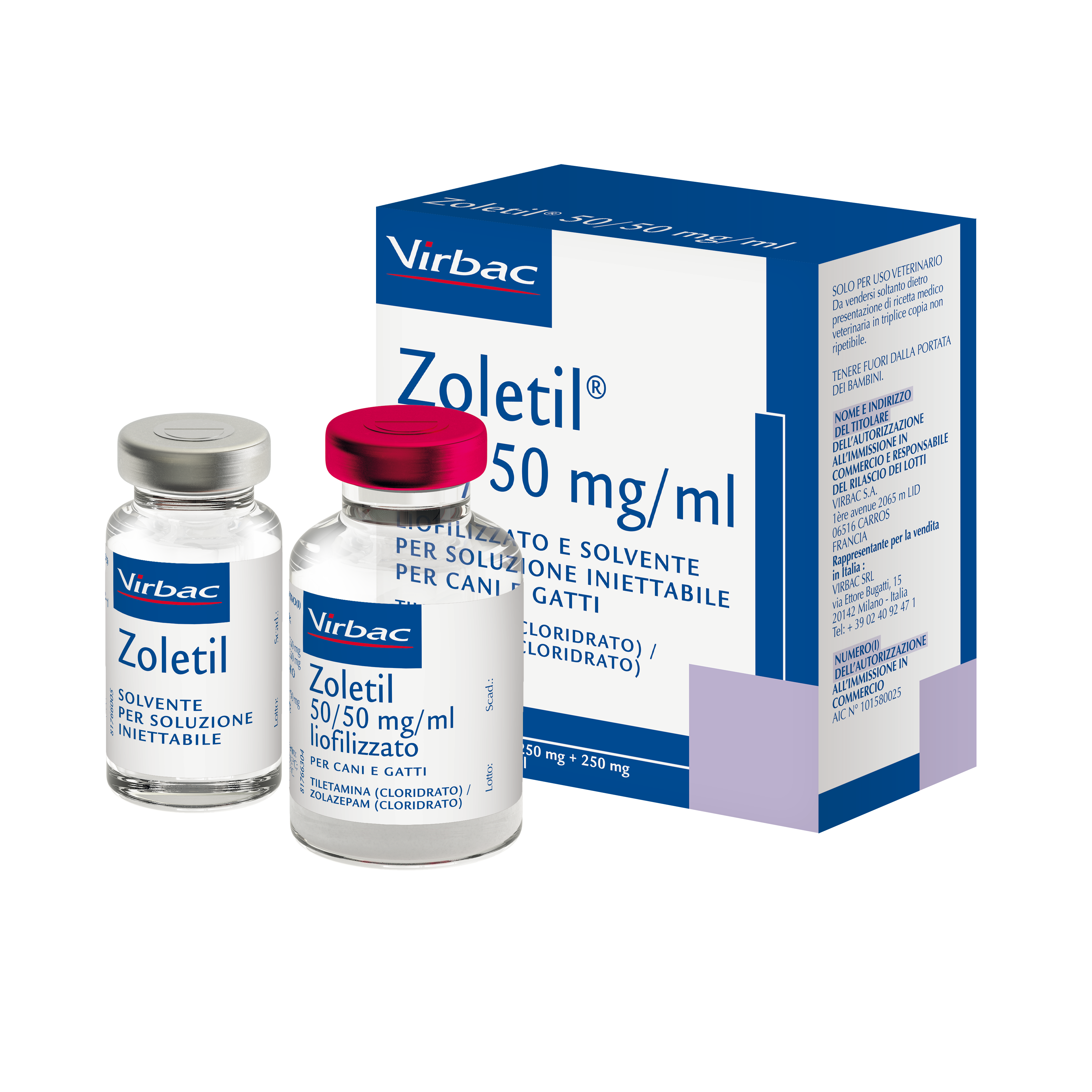 Zoletil 50/50 mg/ml